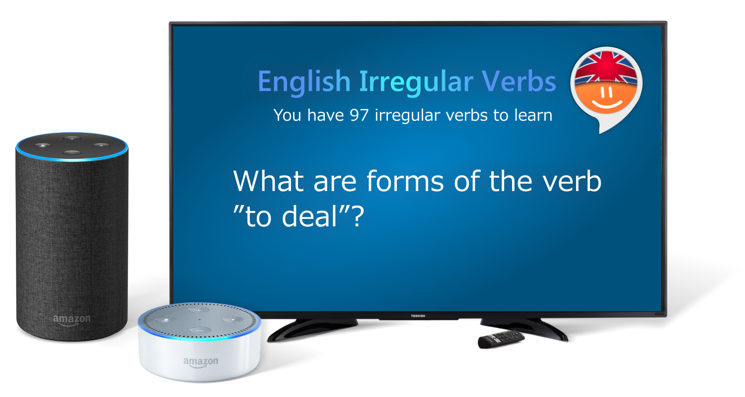 English Irregular Verbs - Alexa Skill for Alexa-enabled devices