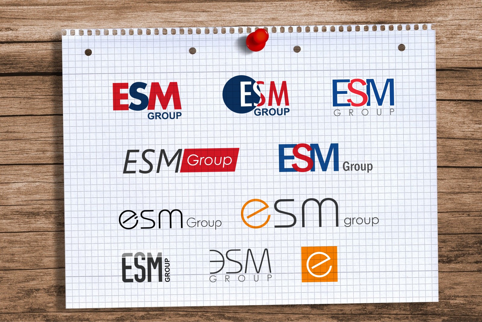 Logo design for the ESM group
